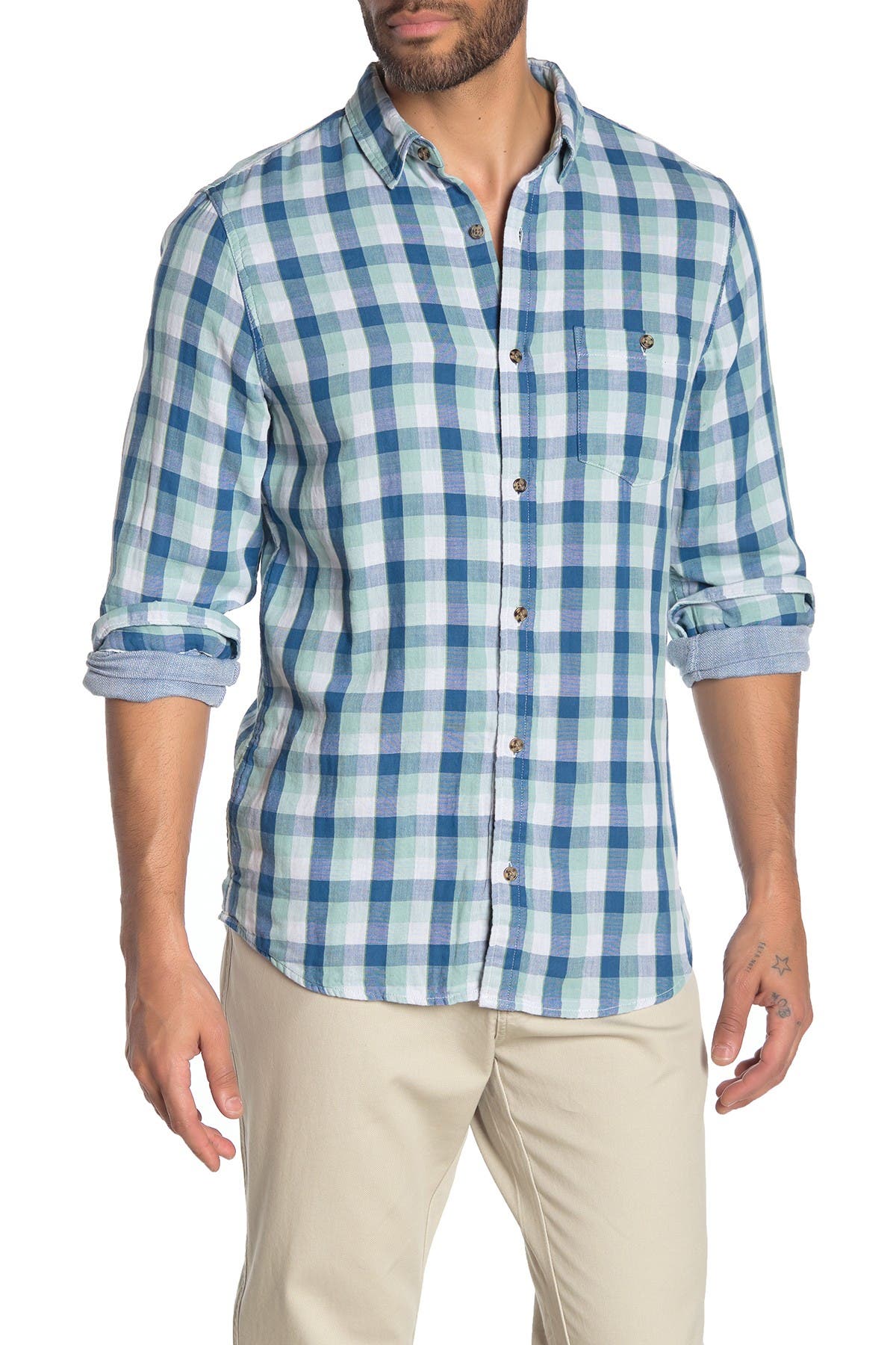 14th & Union Plaid Double Face Shirt | Nordstromrack