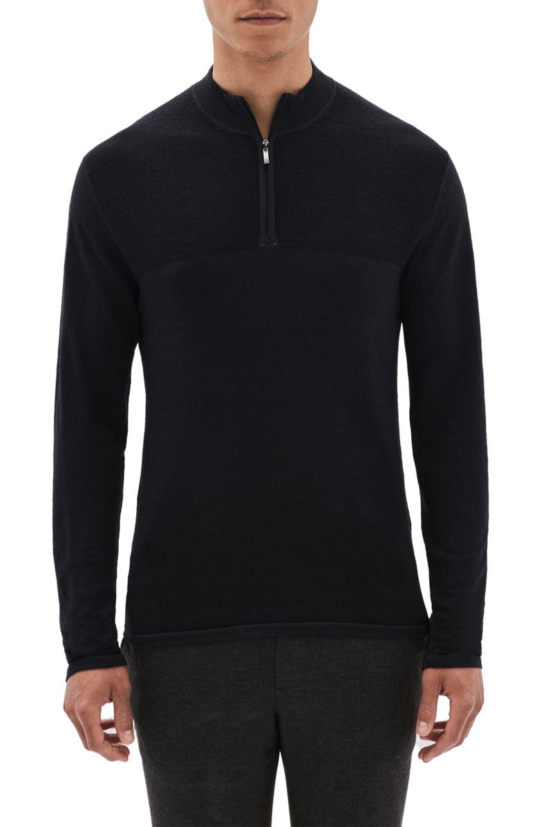 Robert Barakett Newbury Half Zip Wool Sweater | Nordstromrack