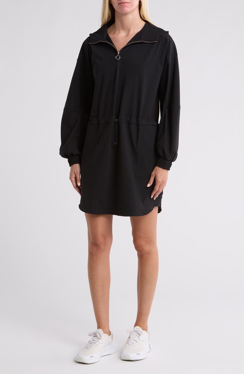 Sweaty Betty Arctic Explorer Half Zip Hoodie Dress | Nordstromrack