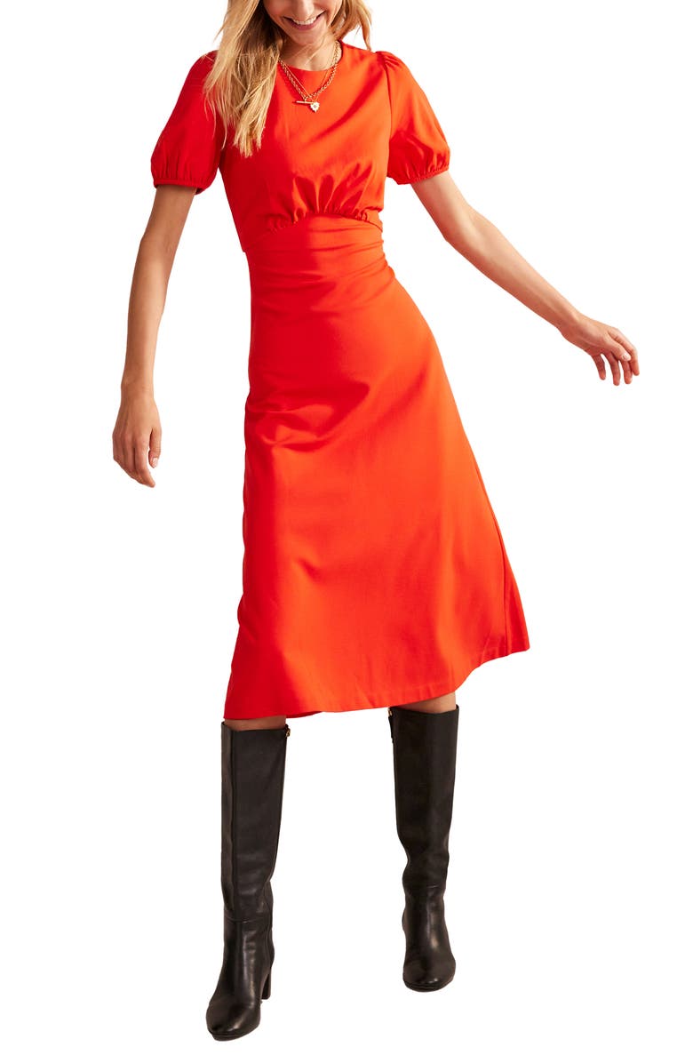 Boden Nancy Puff Sleeve A-Line Dress | Nordstromrack