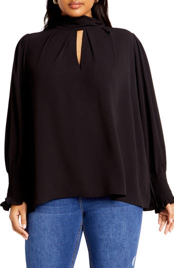 City Chic Iris Keyhole Top | Nordstrom