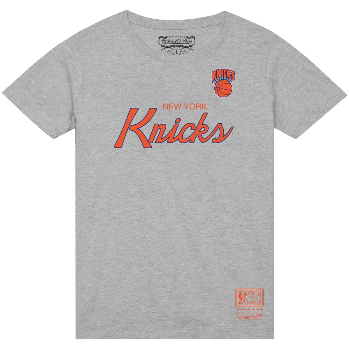 Mitchell & Ness Men's Mitchell & Ness Heather Gray New York Knicks Big ...