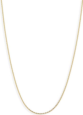 Bony Levy 14K Gold Diamond Cut Chain Necklace | Nordstrom