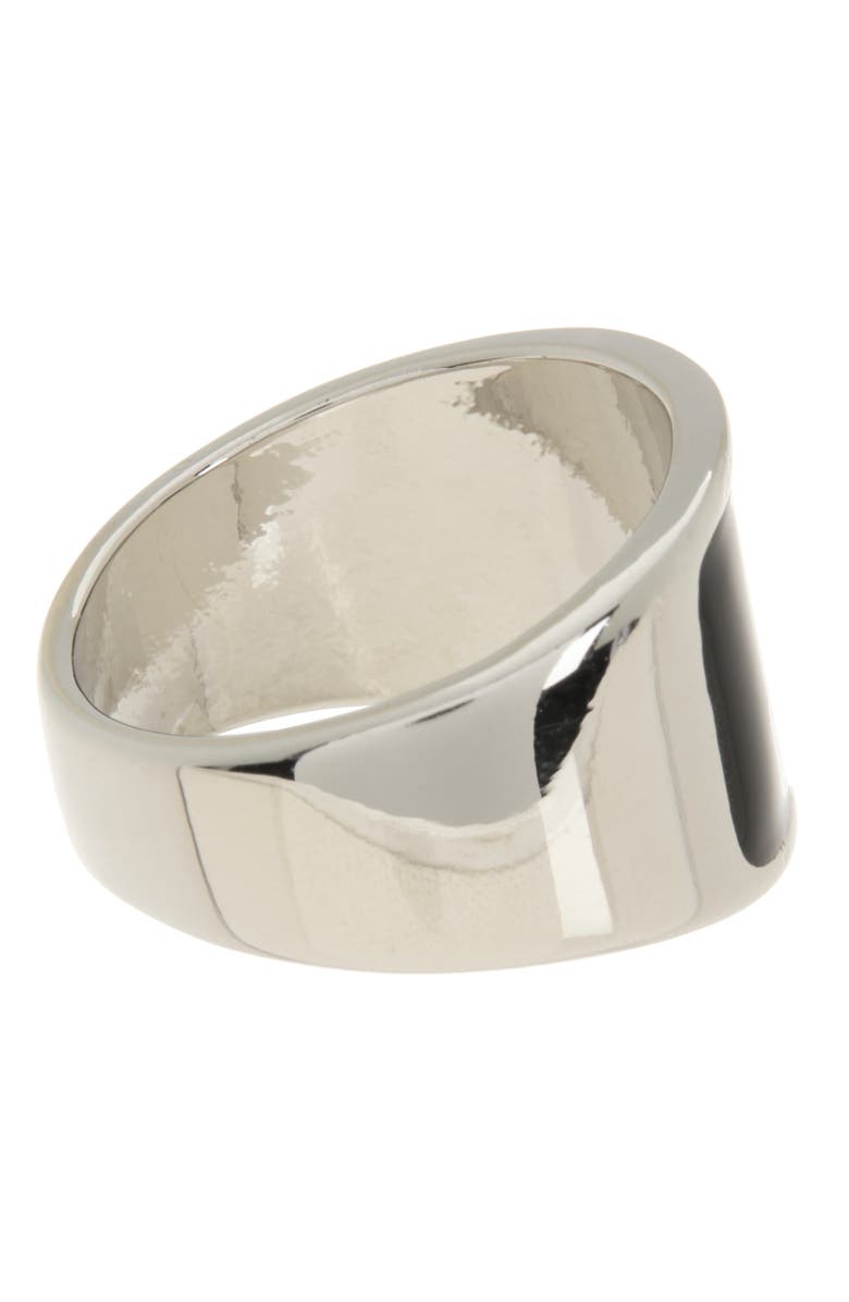 NORDSTROM RACK Men's Enamel Inlay Wide Band Ring | Nordstromrack
