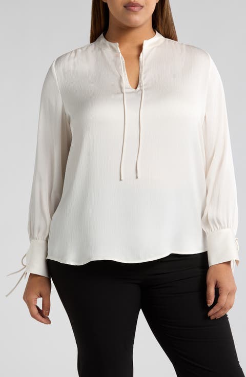 White Plus-Size Blouses | Nordstrom