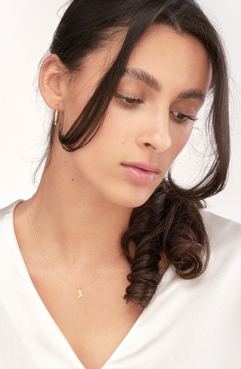 HAWLEY ST Mini Cowboy Boot Pendant Necklace | Nordstromrack