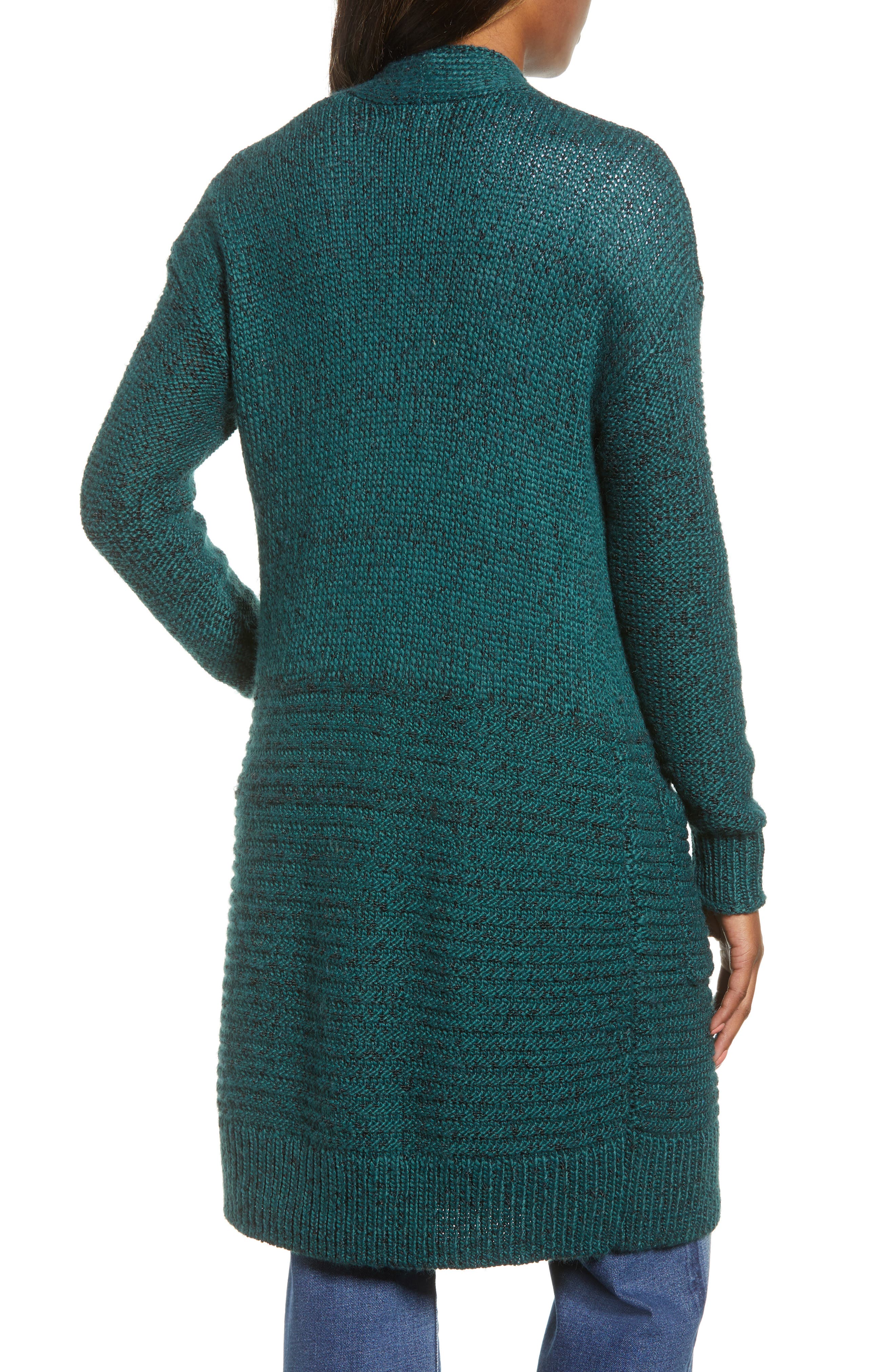Caslon® Mixed Stitch Long Cardigan | Nordstromrack