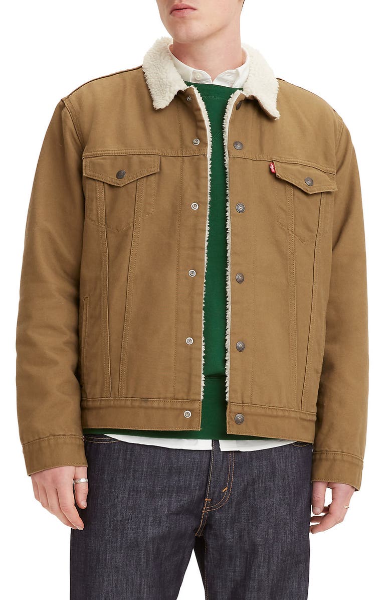Levi's® Type 3 Faux Shearling Lined Denim Trucker Jacket | Nordstromrack