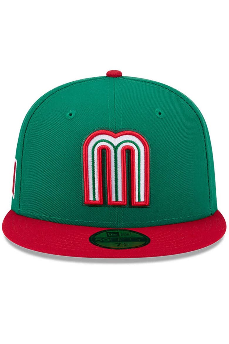 Men's New Era Green/Red Mexico Baseball 2026 World Baseball Classic ...
