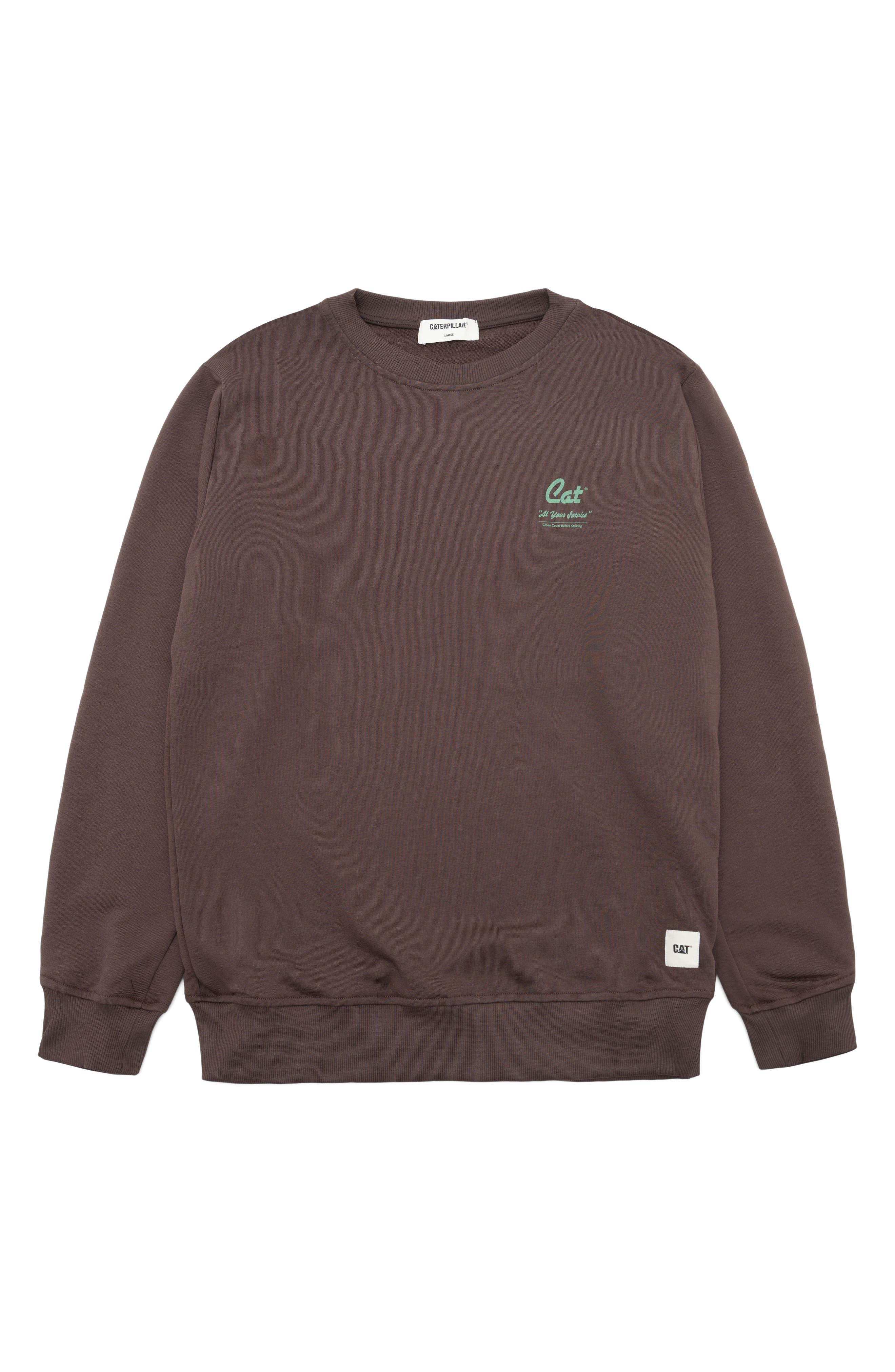 CAT WWR Service Crewneck Cotton Sweatshirt | Nordstromrack