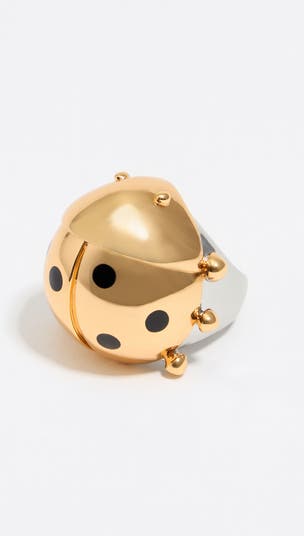 Bimba y Lola Two-Tone Ladybug Ring | Nordstrom