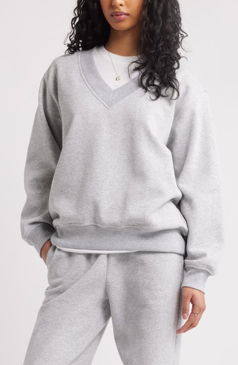 Women's Grey Oversized Sweatshirts & Hoodies | Nordstrom Women's Grey Oversized Sweatshirts & Hoodies | Nordstrom