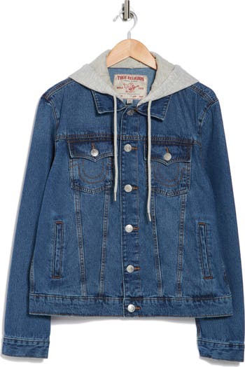 True Religion Brand Jeans Denim Trucker Hoodie | Nordstromrack True Religion Brand Jeans Denim Trucker Hoodie | Nordstromrack