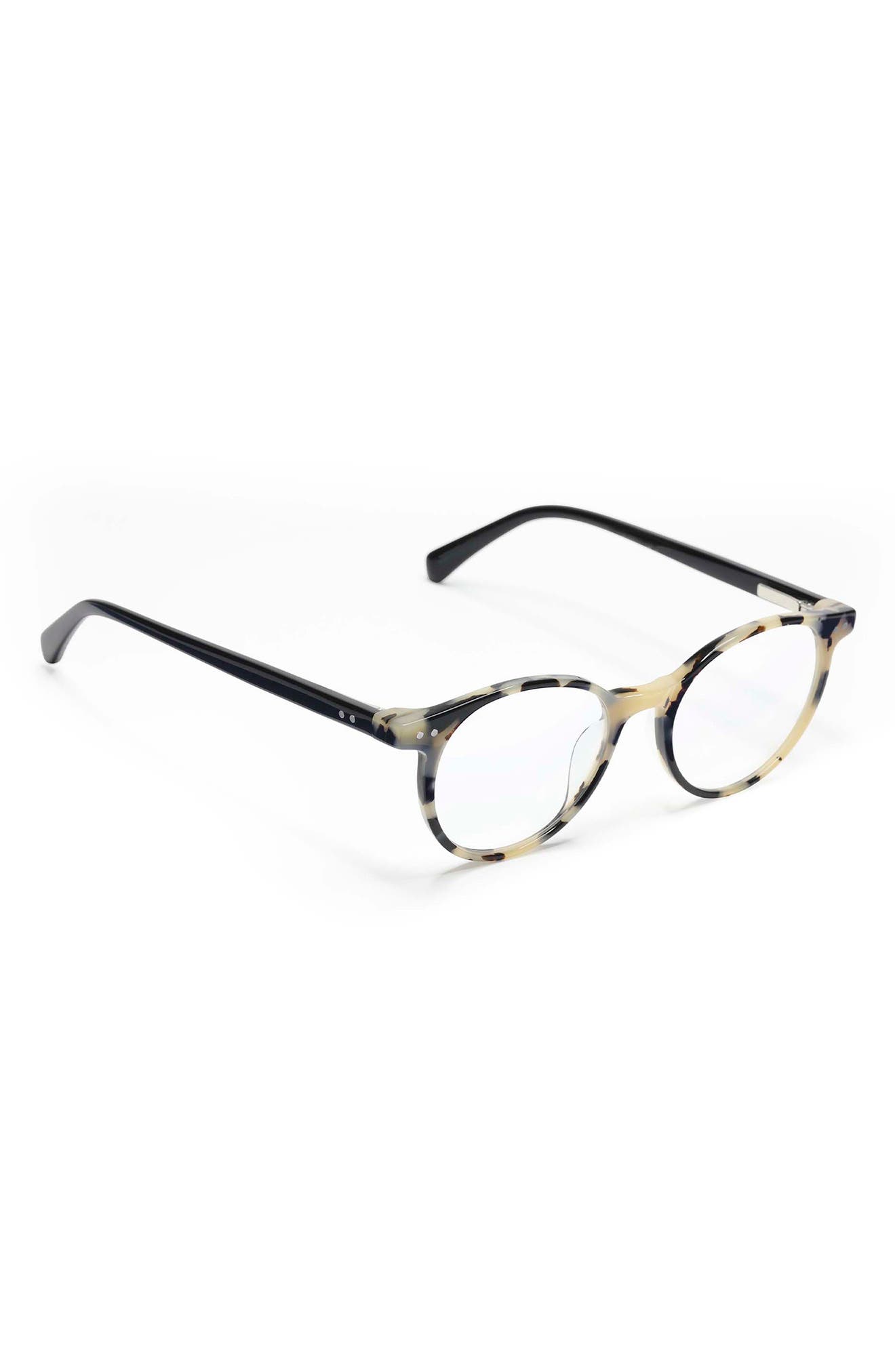 eyebobs Case Closed 50mm Round Reading Glasses | Nordstrom