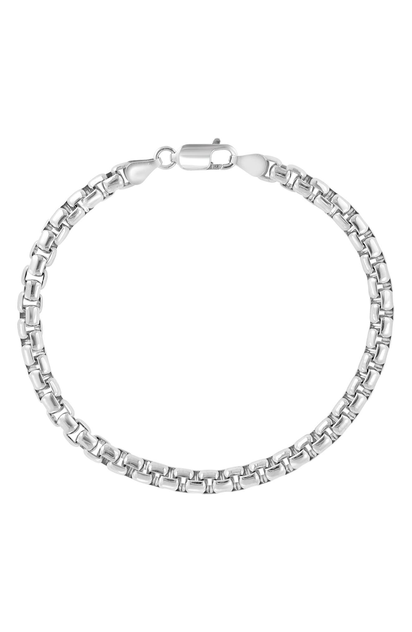 EFFY Sterling Silver Box Chain Bracelet | Nordstromrack