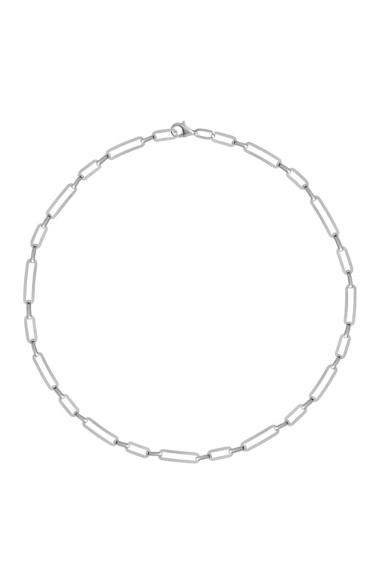 GABI RIELLE Sterling Silver Box Chain Choker Necklace | Nordstromrack