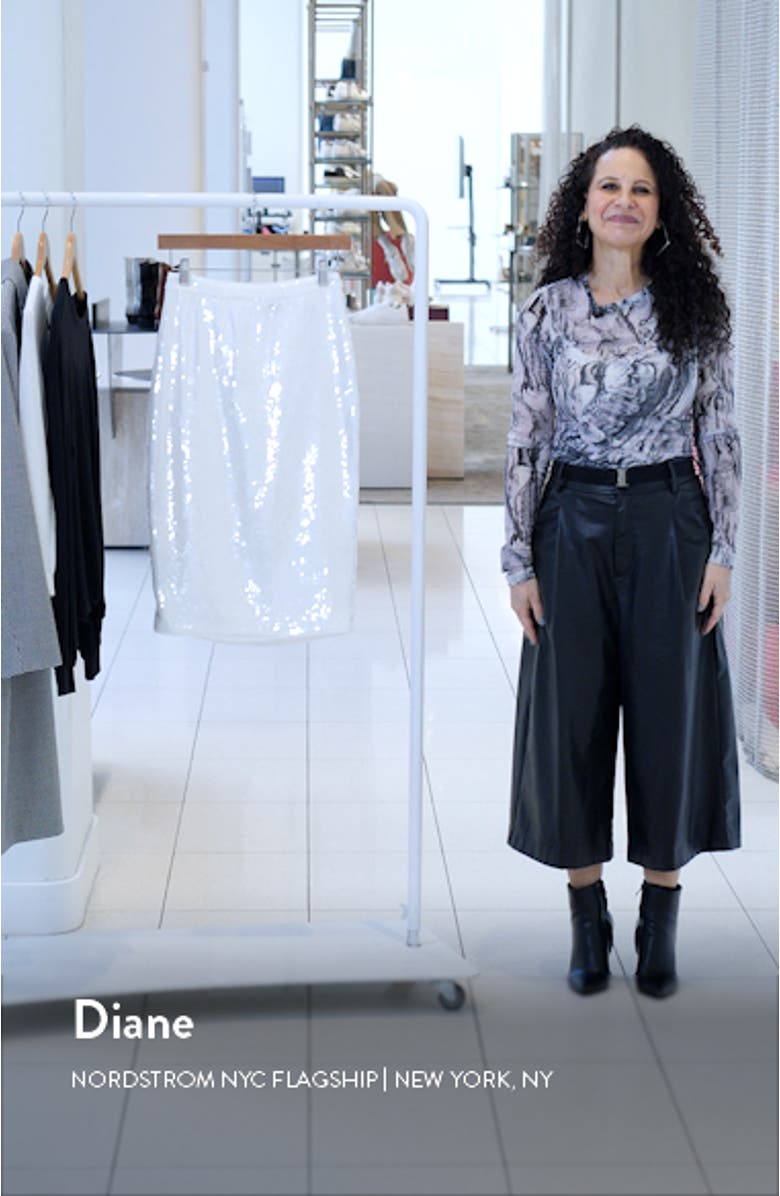 Theory Sequin Slim Fit Pencil Skirt | Nordstromrack