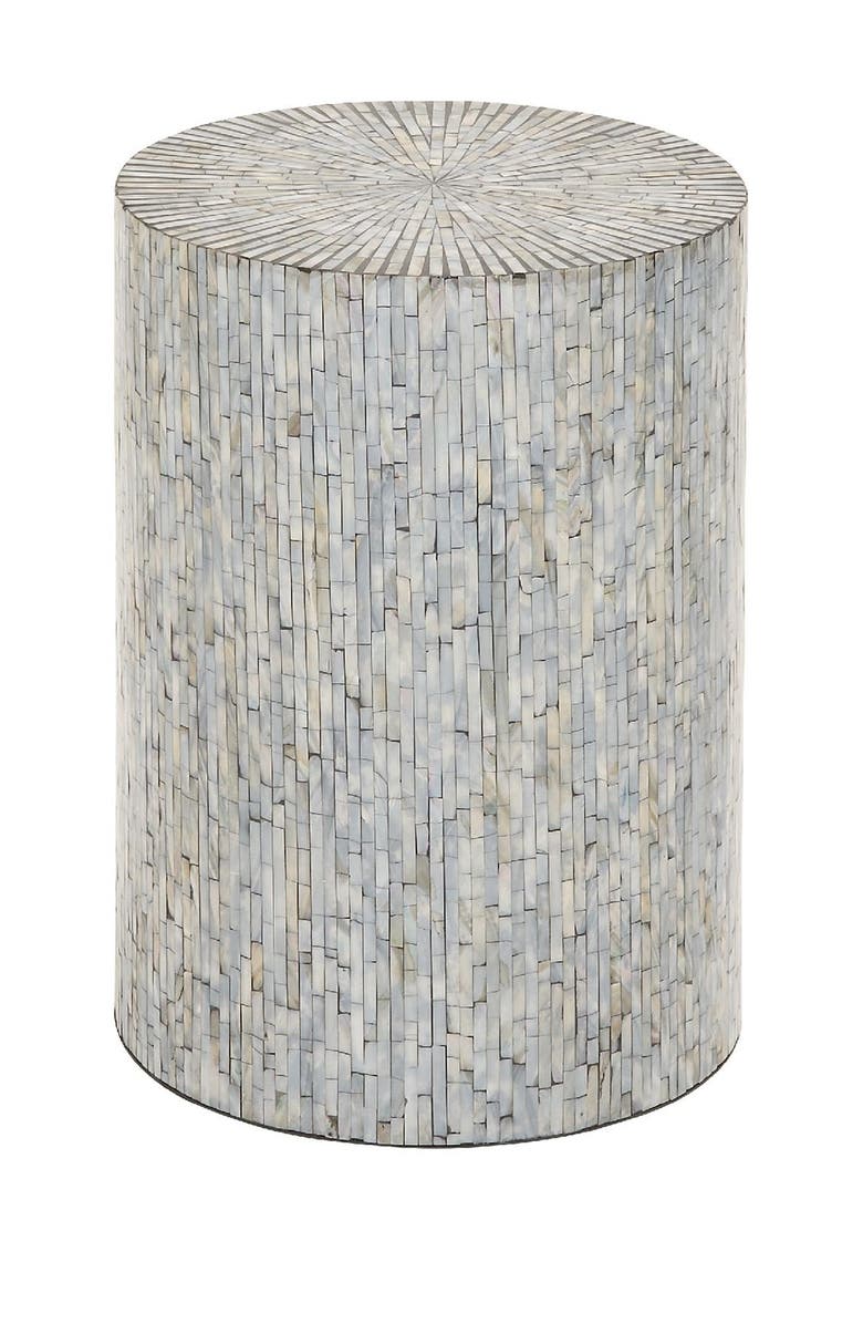 WILLOW ROW Mother of Pearl Contemporary Accent Table | Nordstromrack