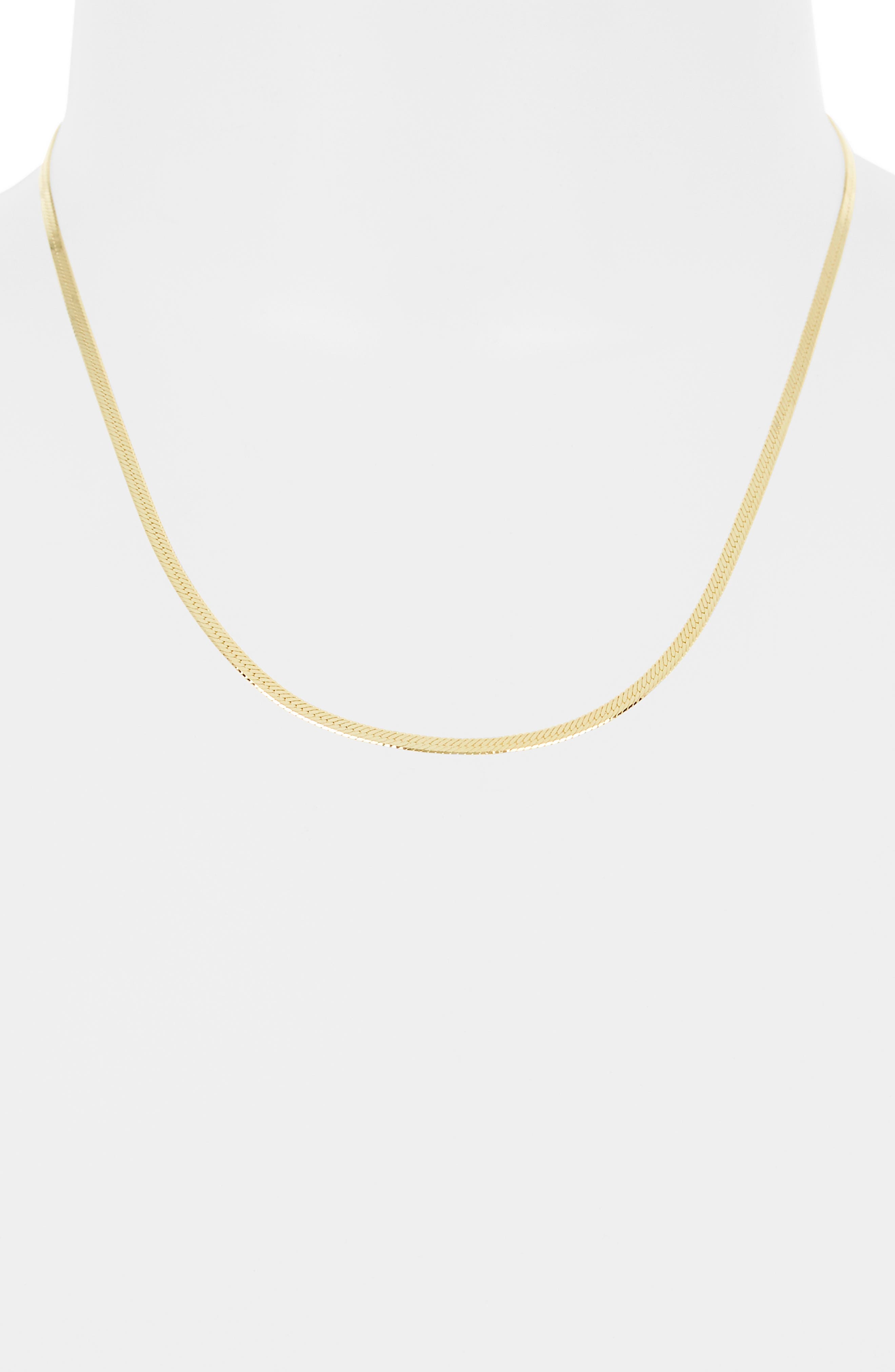 Argento Vivo Sterling Silver Herringbone Chain Necklace | Nordstromrack