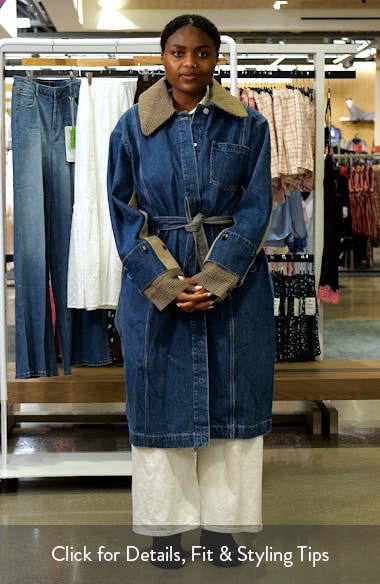 3.1 Phillip Lim Mixed Media Trench Coat | Nordstromrack