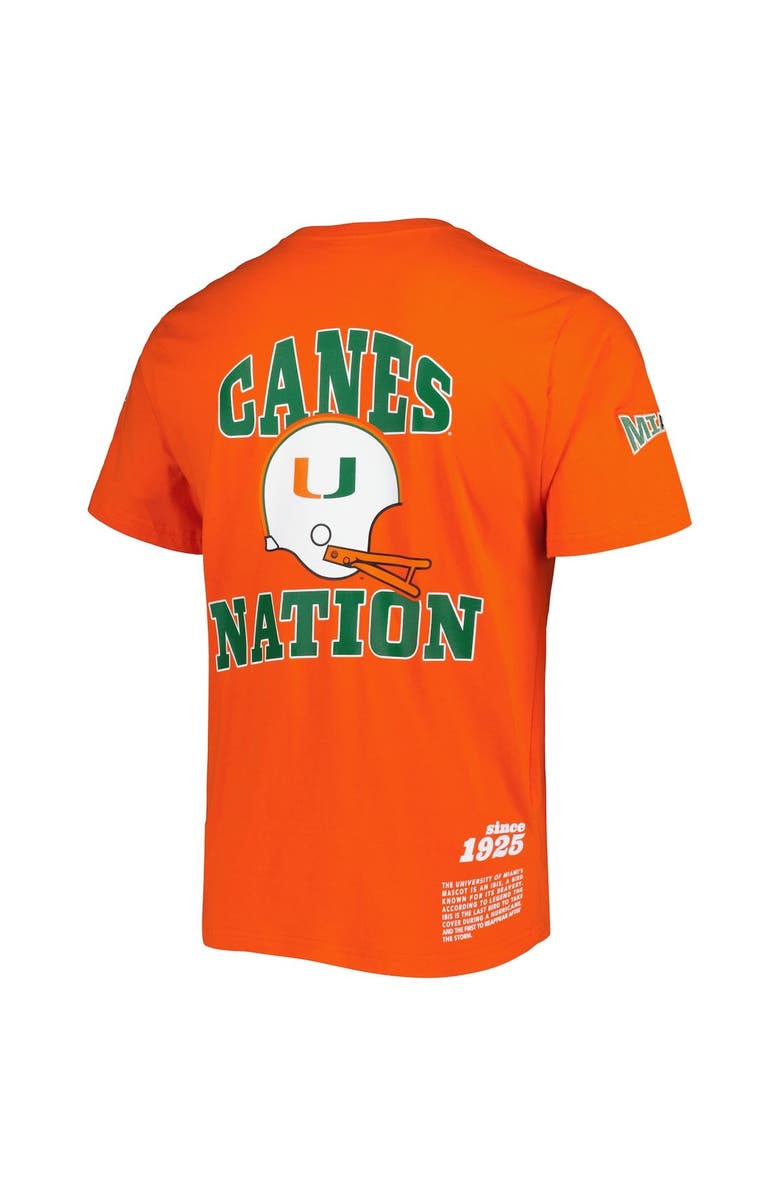 Mitchell & Ness Men's Mitchell & Ness Orange Miami Hurricanes Team ...