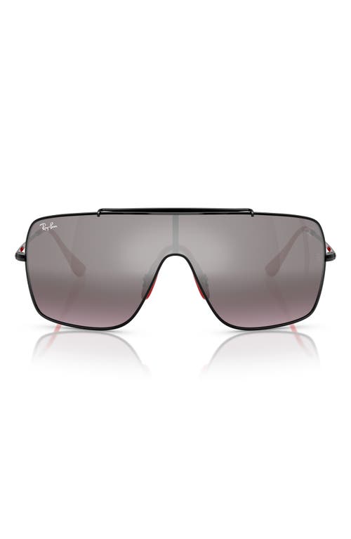 Ray Ban Ray-ban X Scuderia Ferrari 135mm Shield Sunglasses In Black ...