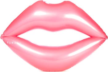 FUNBOY Metallic Lips Pool Floatie | Nordstrom