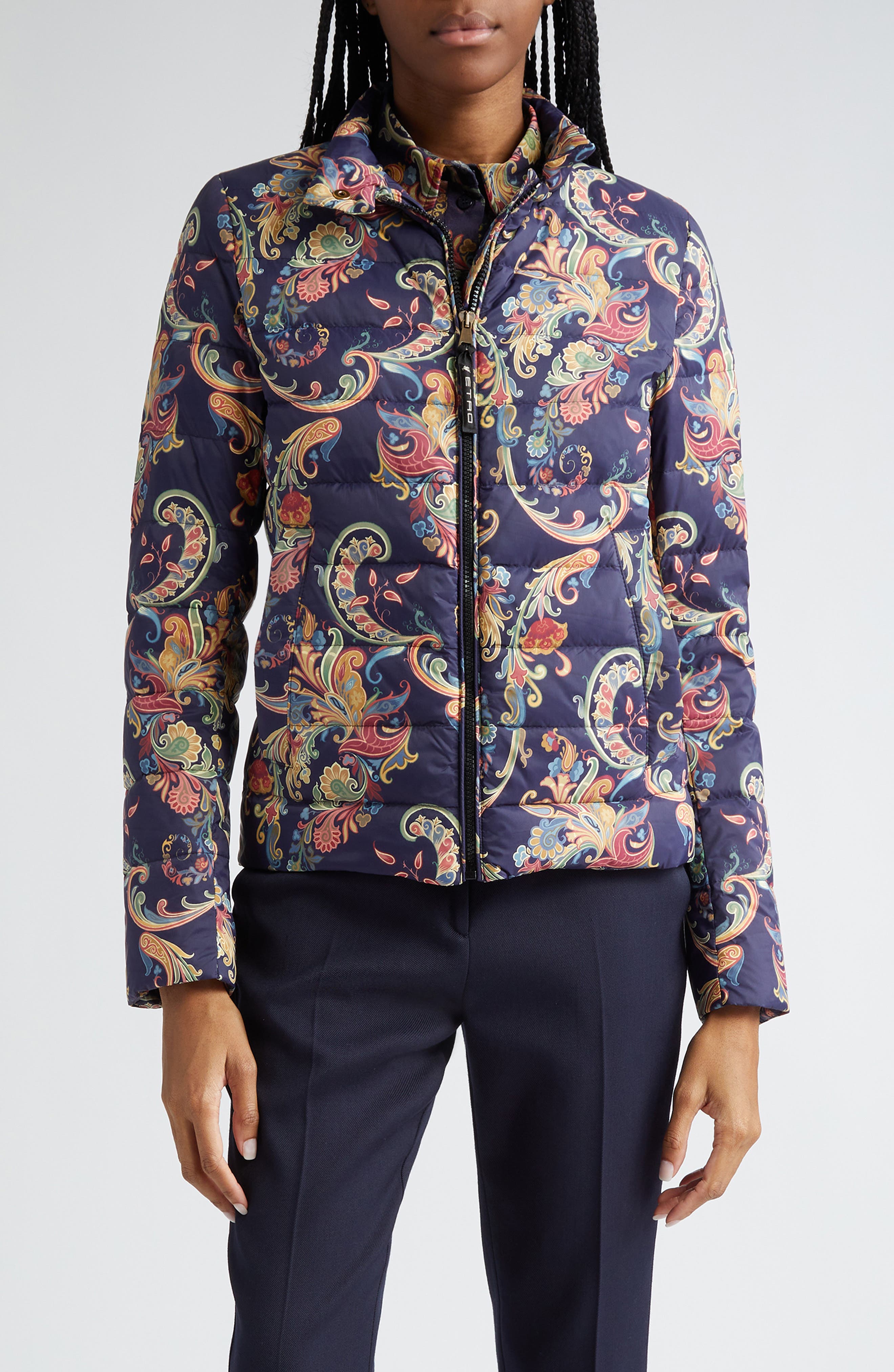 Etro Paisley Down Puffer Jacket | Nordstrom