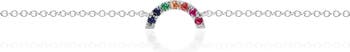 EF Collection 14K White Gold Ruby Rainbow Bracelet | Nordstromrack