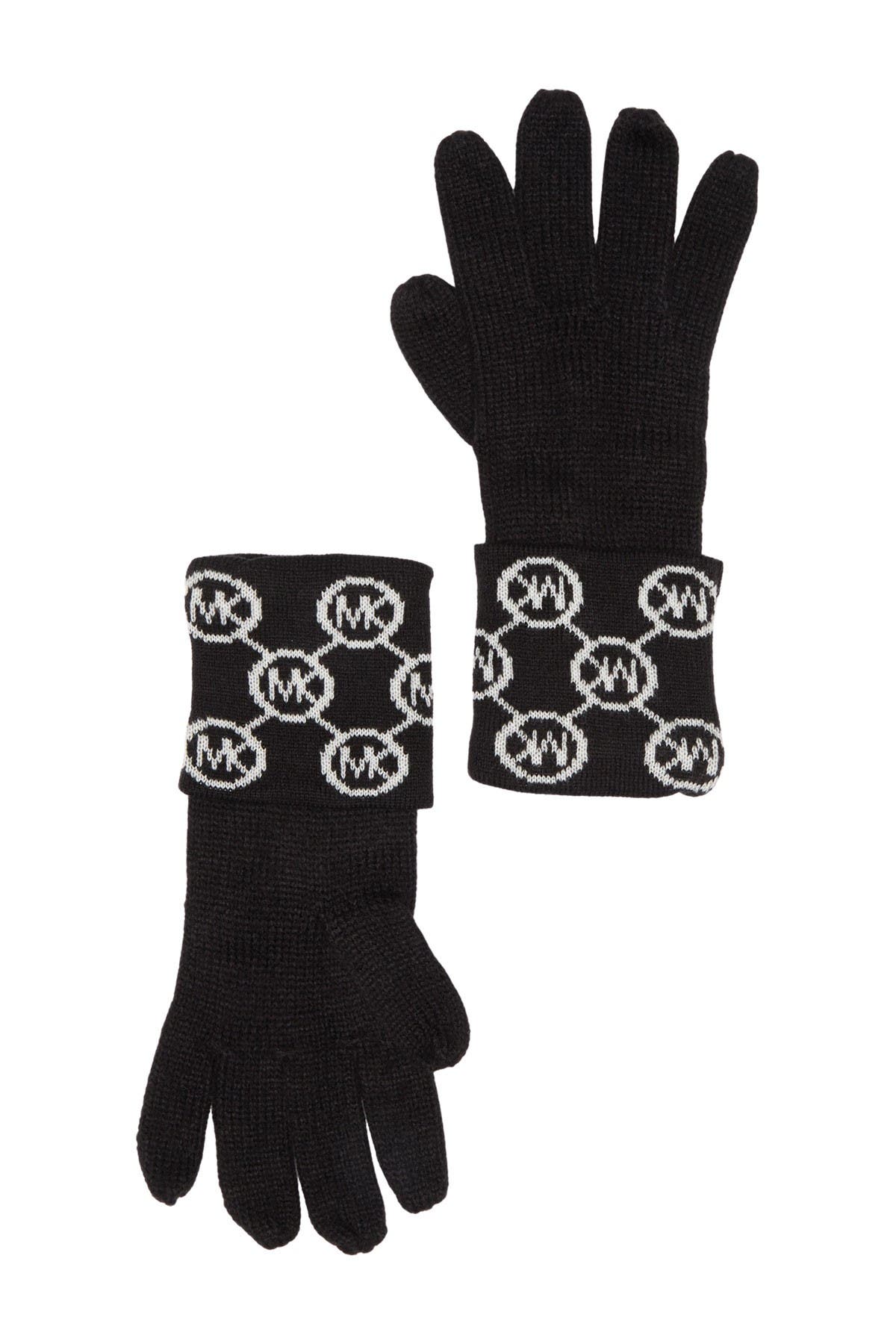 Michael Kors Jet Set Logo Cuff Gloves | Nordstromrack