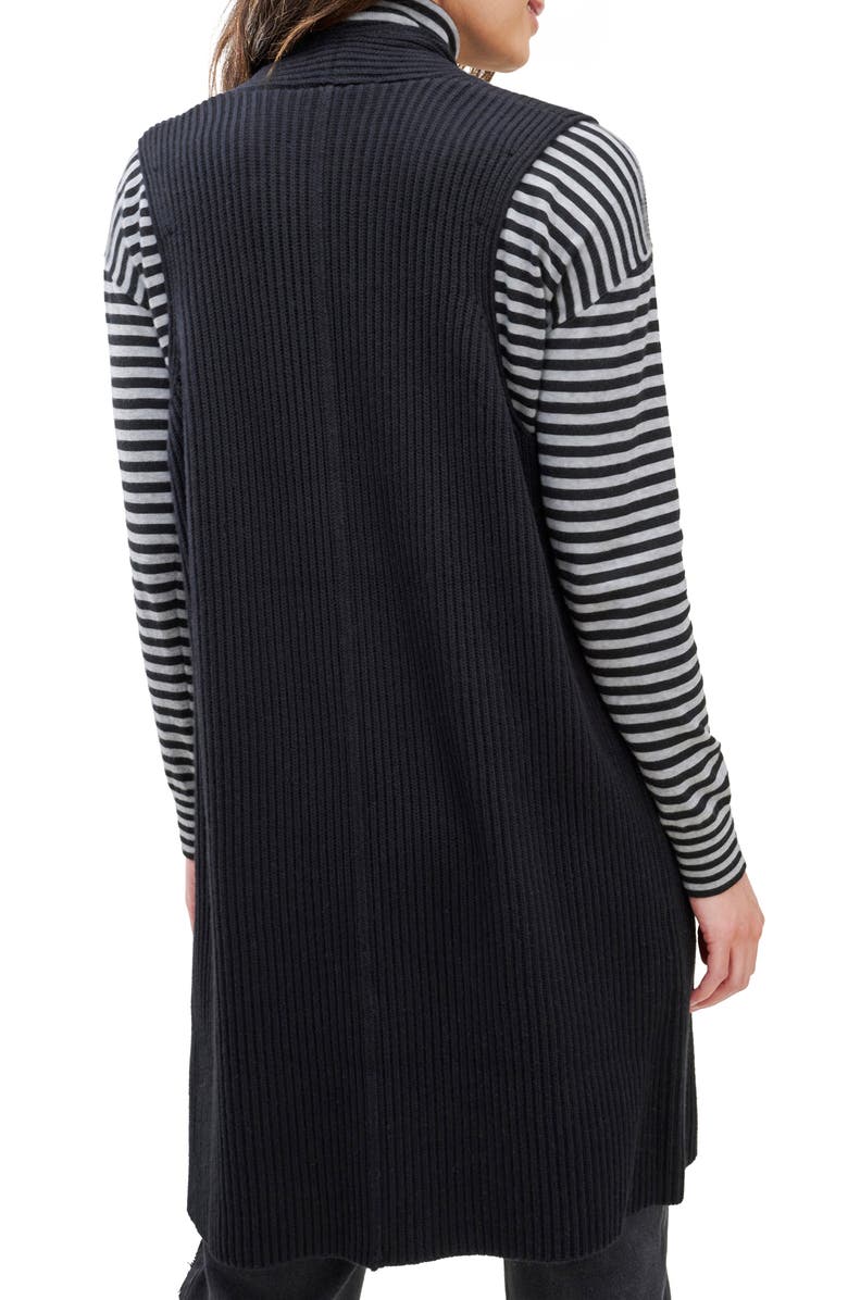 Splendid Juliet Rib Open Front Sweater Vest | Nordstromrack