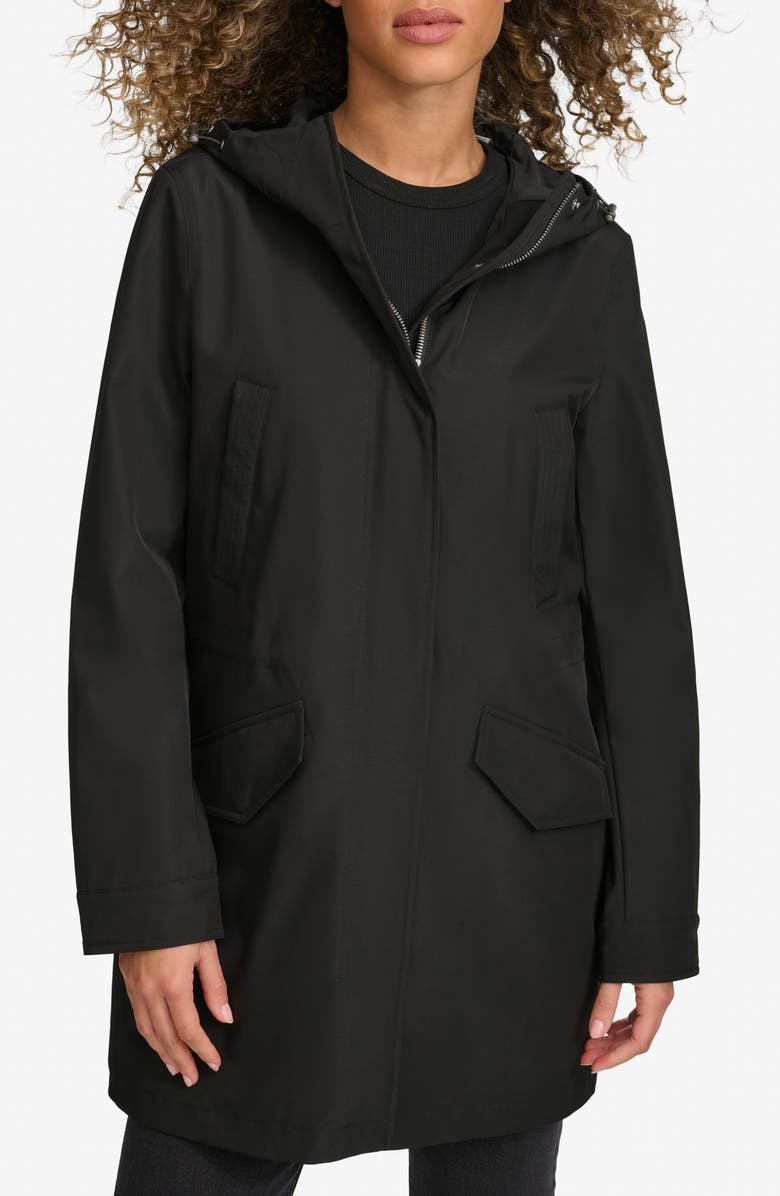 Levi's® Techy Water Resistant Fishtail Hem Hooded Jacket | Nordstromrack