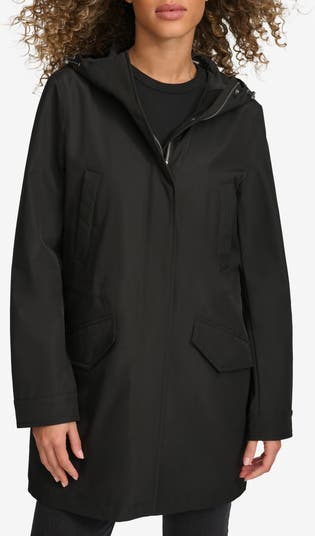 Levi's® Techy Water Resistant Fishtail Hem Hooded Jacket | Nordstrom
