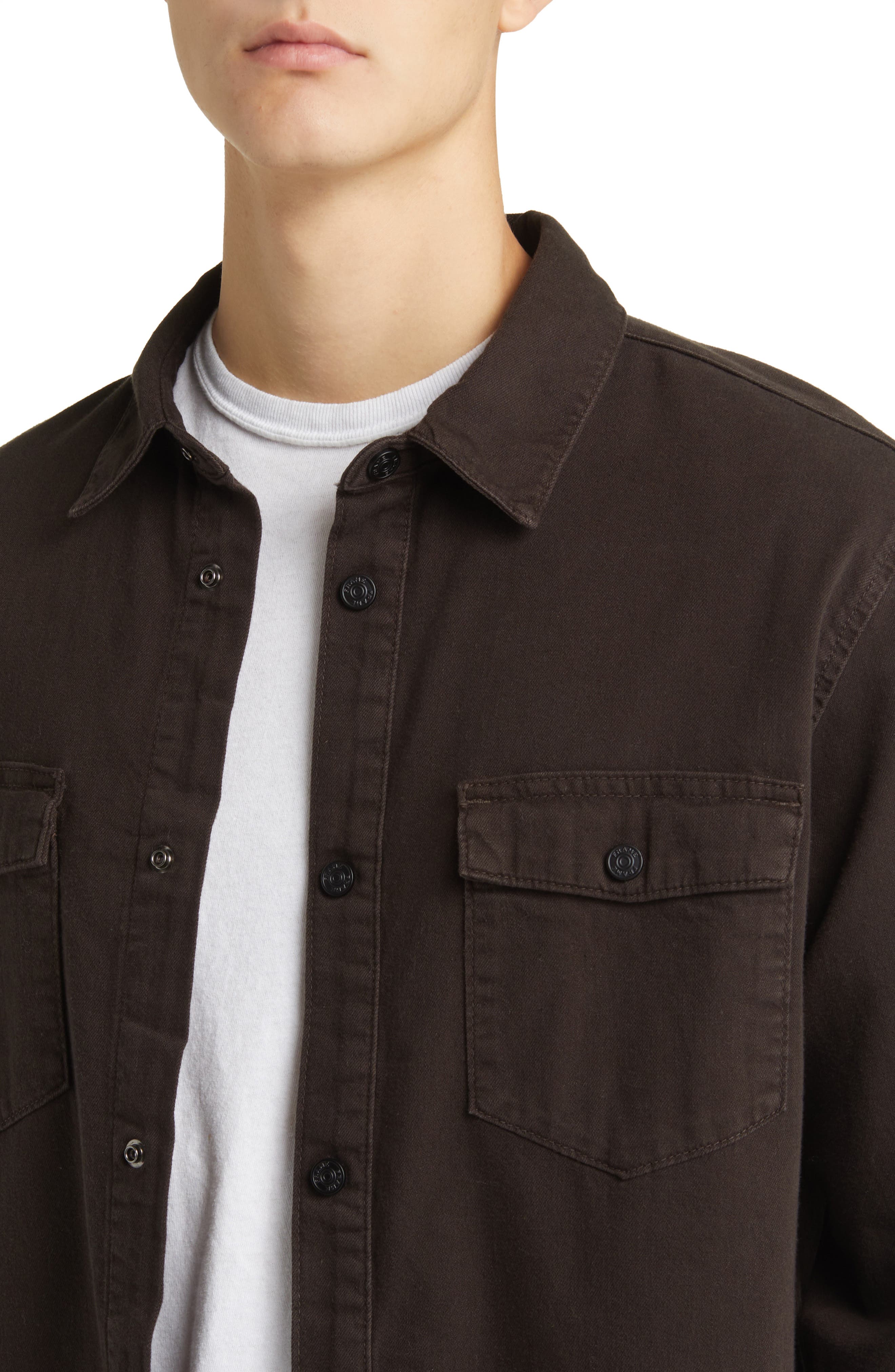 FRAME Denim Snap-Up Shirt | Nordstromrack