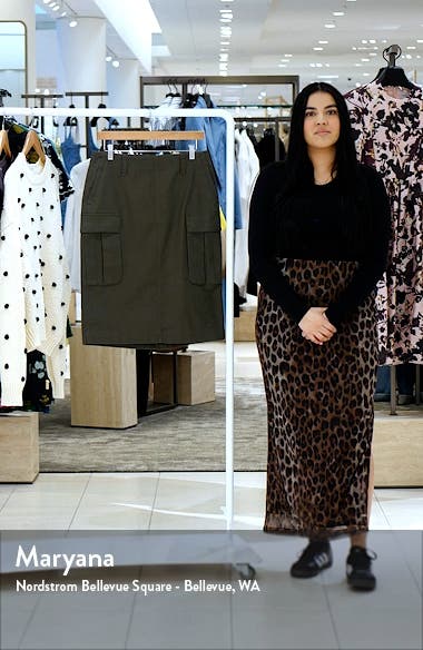 Vince Stretch Cotton Utility Cargo Skirt | Nordstromrack