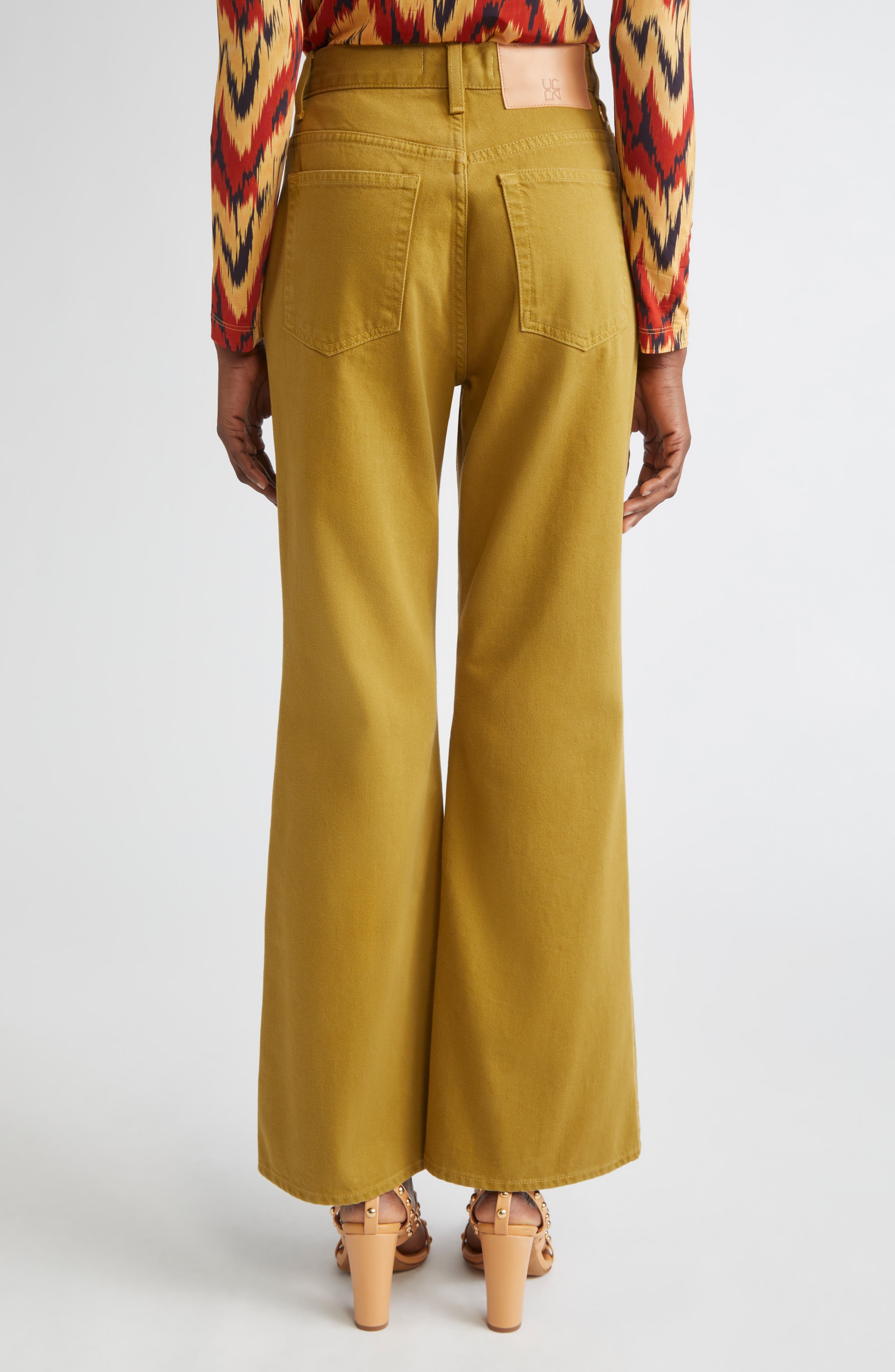 Ulla Johnson The Lou Button Fly Flare Jeans | Nordstromrack