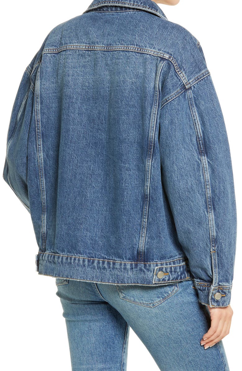 Good American Oversize Denim Trucker Jacket | Nordstromrack