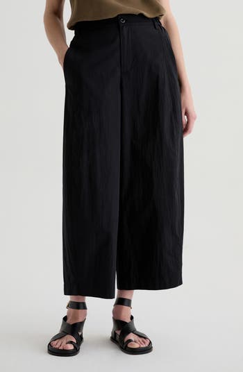 AG Jasmin Relaxed High Waist Ankle Barrel Leg Pants | Nordstrom