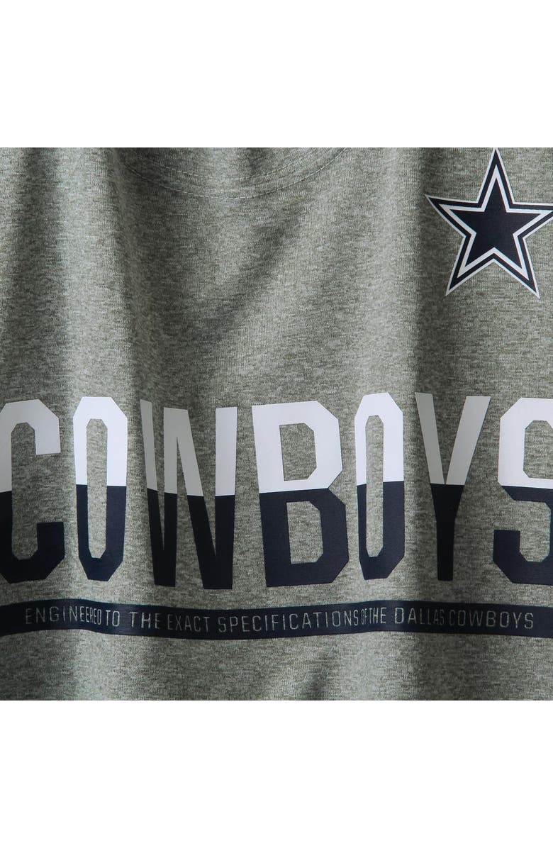 Nike Men's Nike Gray Dallas Cowboys Legend Team Practice Performance T ...