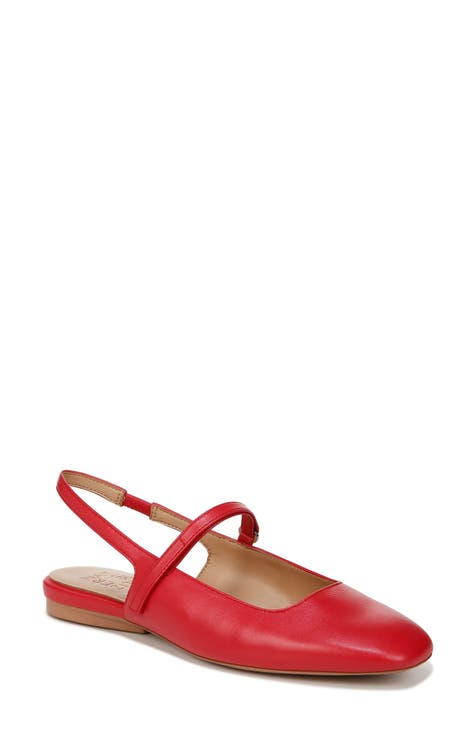 Women's Red Mary Jane Flats | Nordstrom