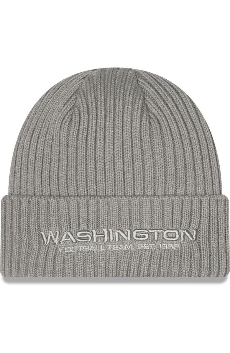 New Era Men's New Era Gray Washington Football Team Core Classic Cuffed ...