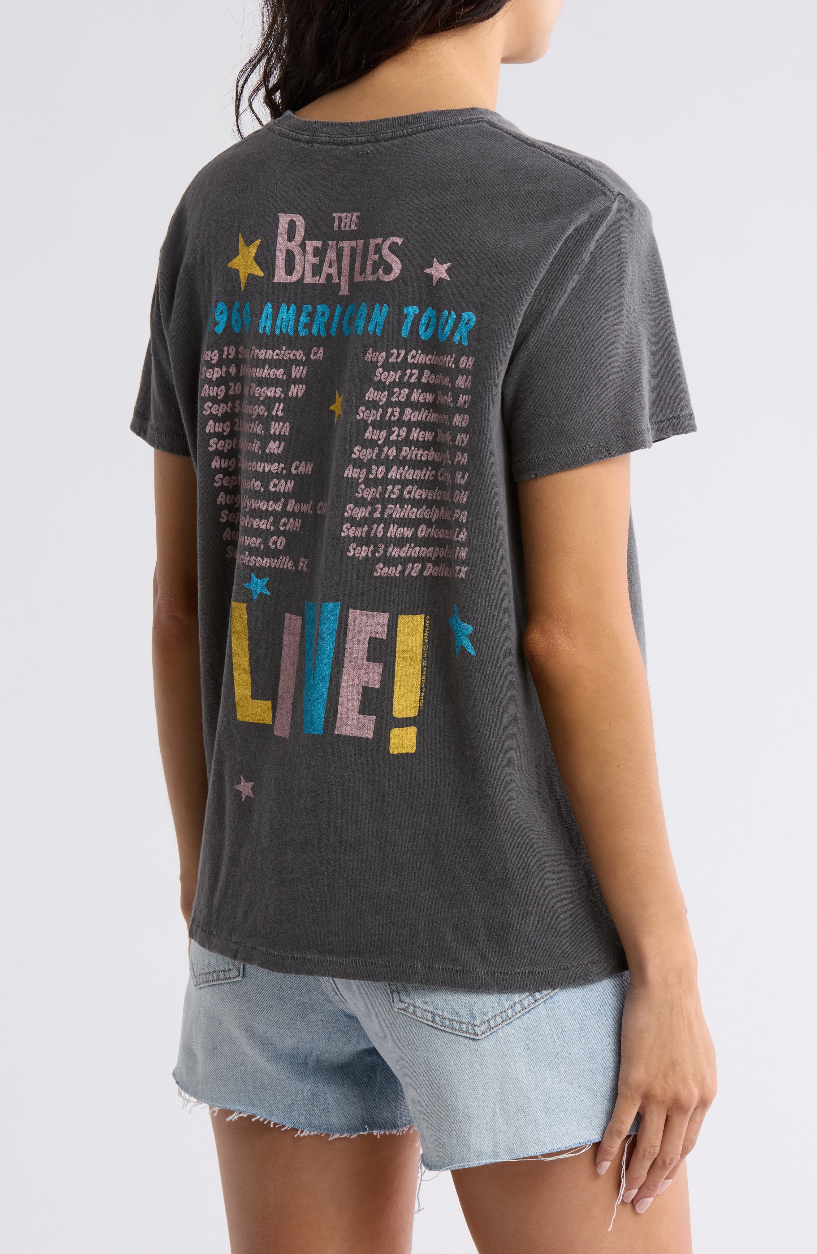 Junk Food The Beatles 1964 American Tour Graphic T-Shirt | Nordstromrack