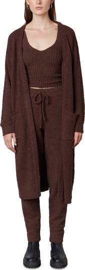 Nia Plush Longline Bouclé Cardigan | Nordstrom