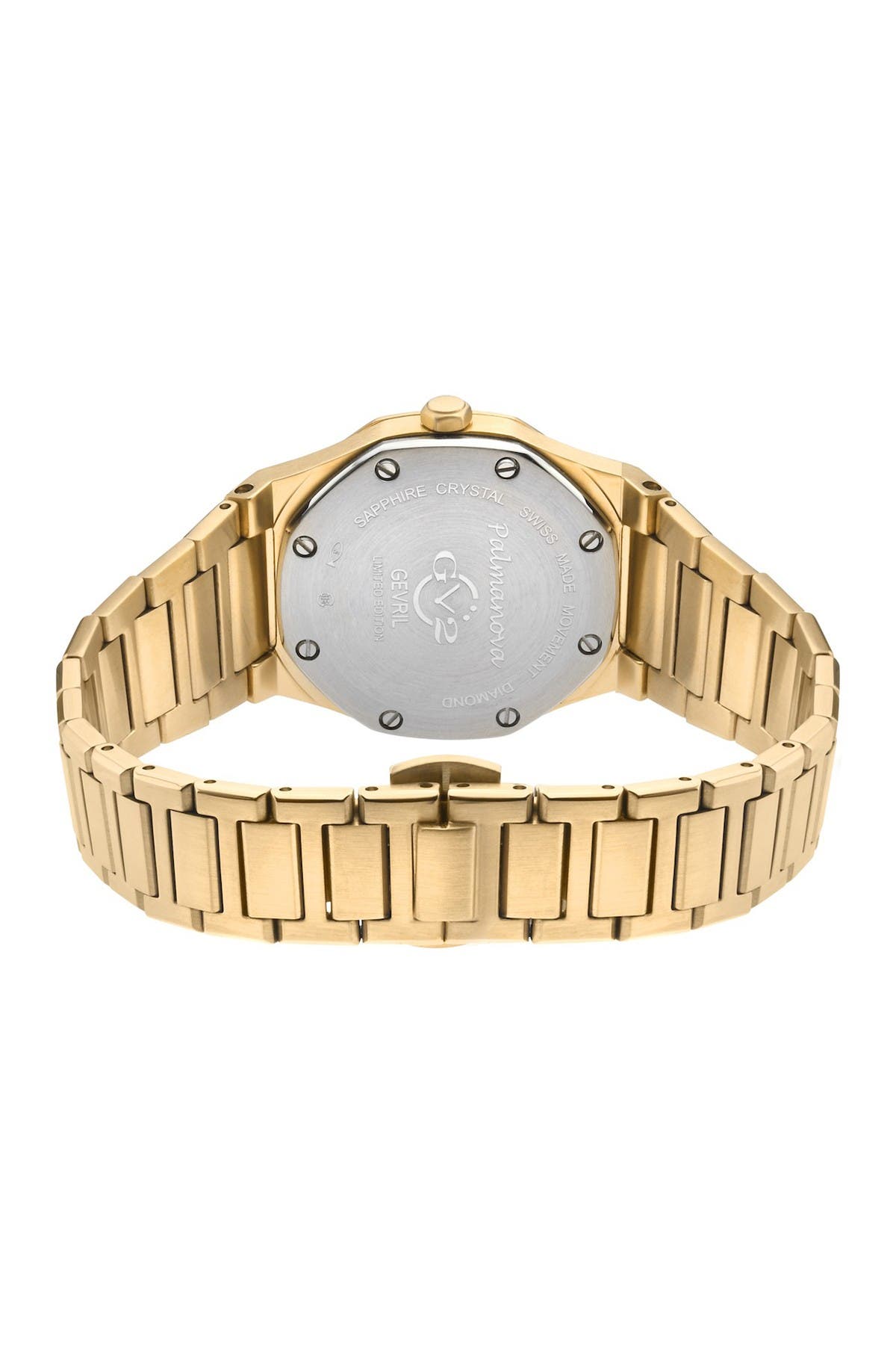 GV2 Palmanova Diamond Ion Plated Bracelet Watch, 33mm | Nordstromrack