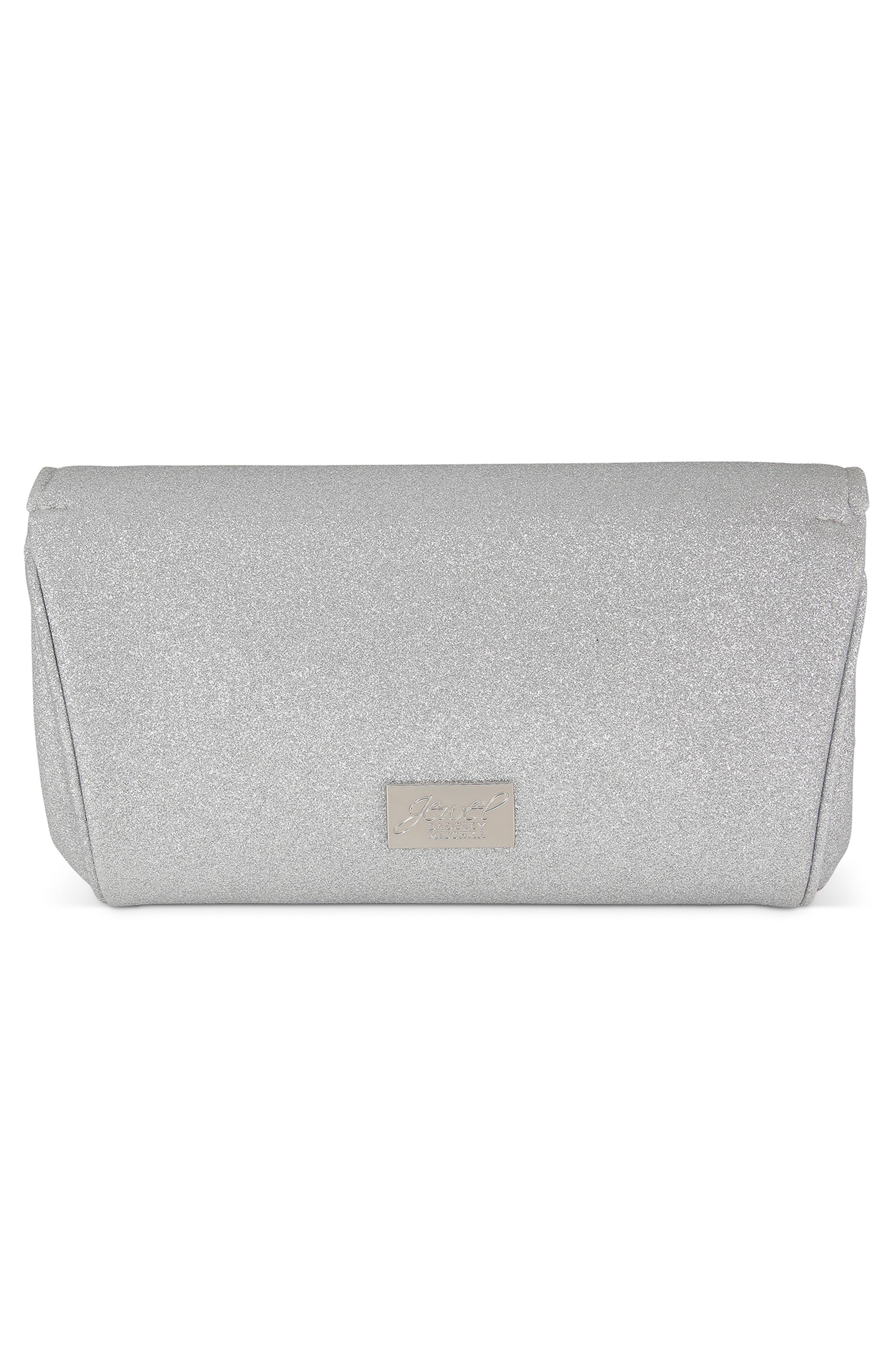 Jewel Badgley Mischka Metallic Flap Shoulder Clutch | Nordstromrack