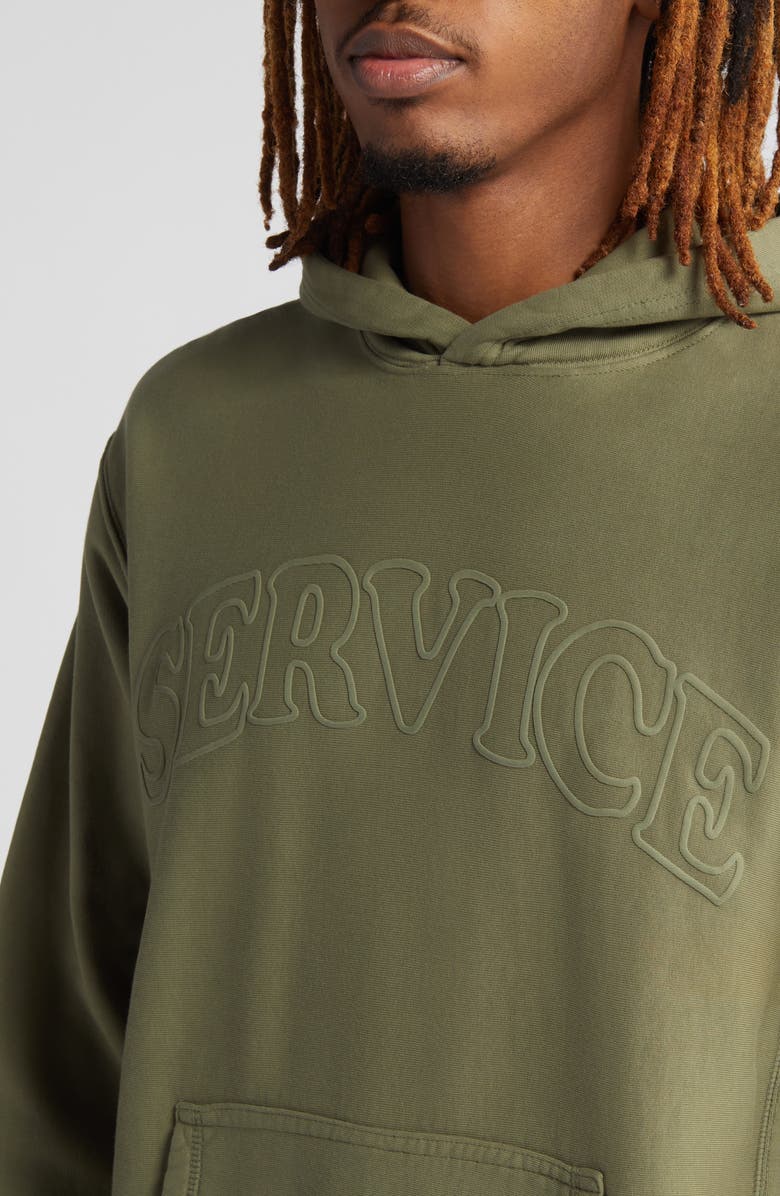 Service Works Arch Logo Organic Cotton Graphic Hoodie | Nordstromrack