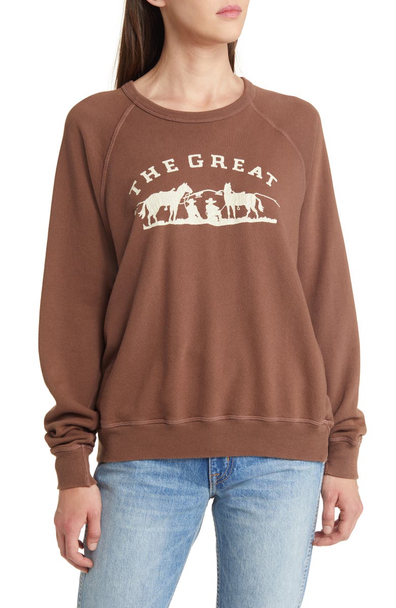 THE GREAT. The College Gaucho Graphic Sweatshirt | Nordstromrack