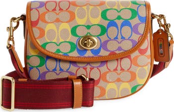 COACH Pride Coated Canvas Signature Crossbody Bag | Nordstrom