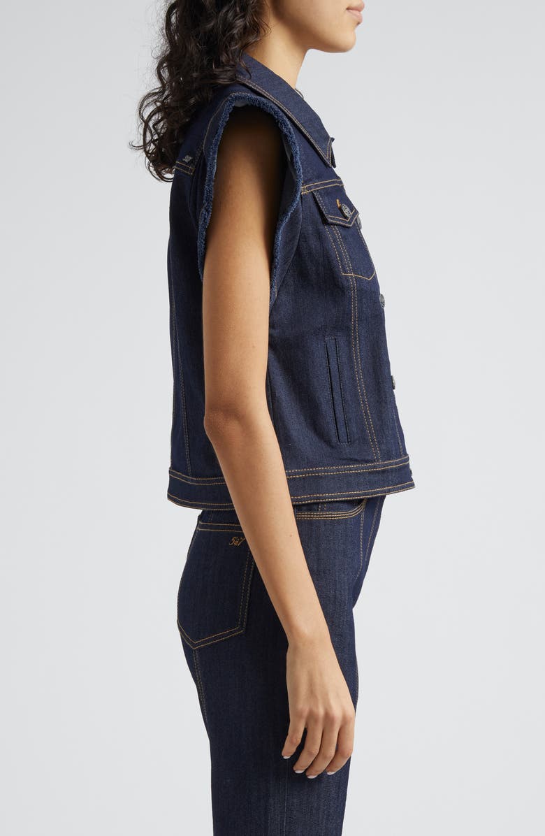 Cinq à Sept Adley Flutter Sleeve Denim Shirt | Nordstromrack