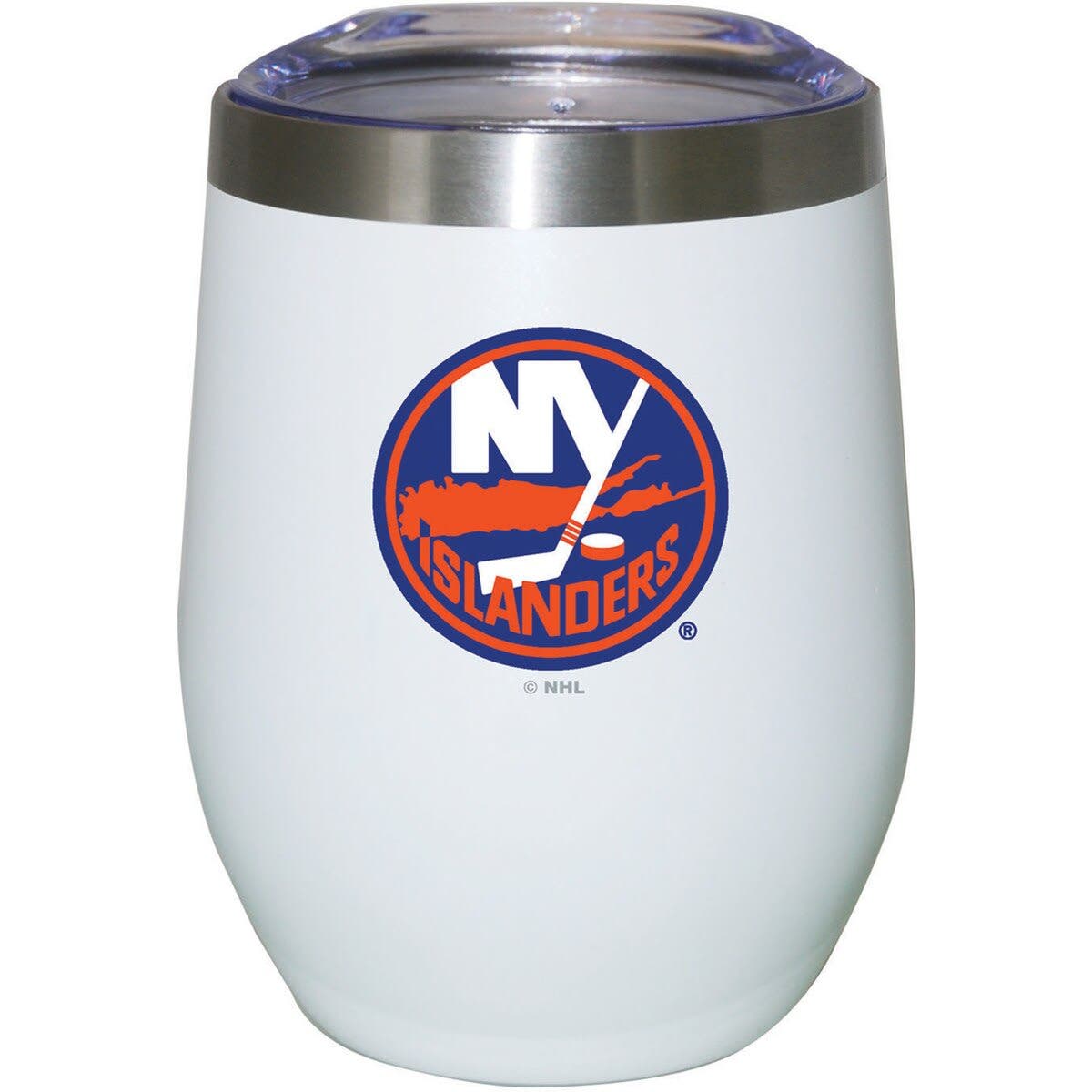 THE MEMORY COMPANY New York Islanders 12oz. Logo Stemless Tumbler ...